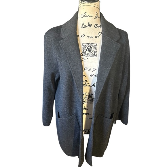 J. Crew | Jackets & Coats | Nwt J Crew Wool Open Front Blazer Coat 0 ...
